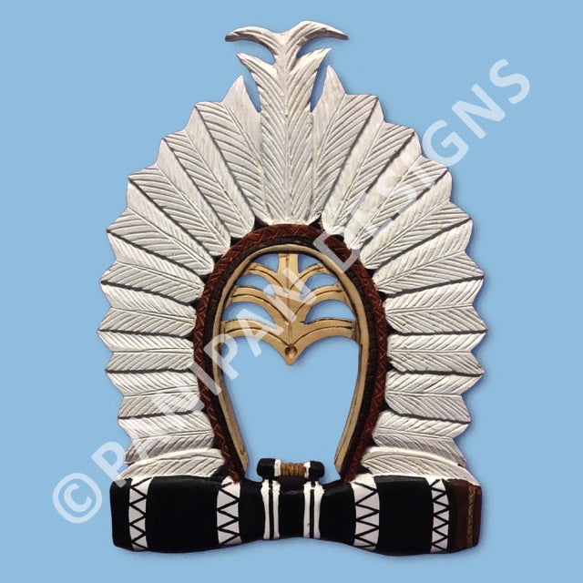 Décor Wall hanging Contemporary Torres Strait Island Dhoeri (head dress ...